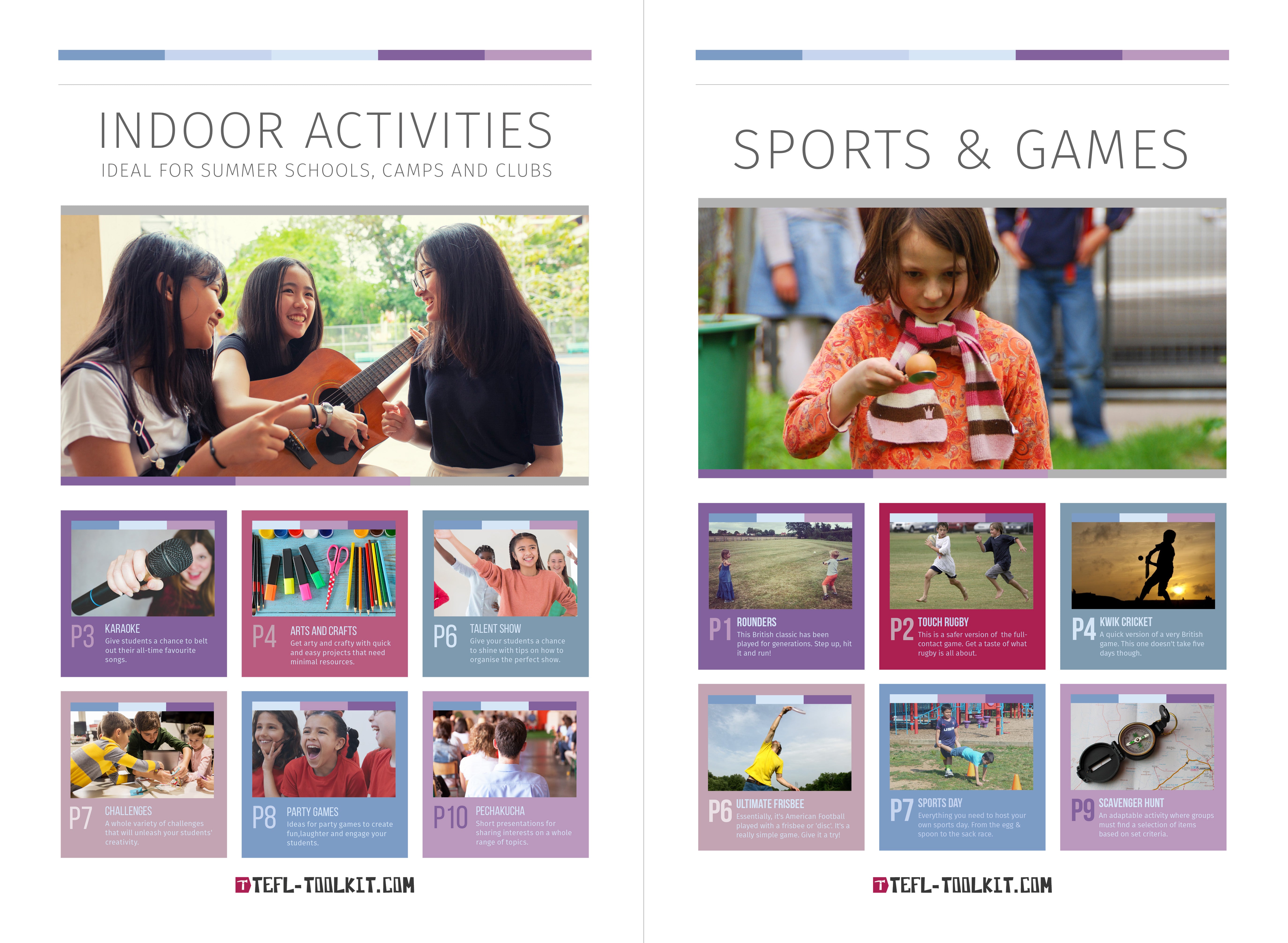 Summer School Activity Booklets | TEFL Activities – EiA Shop