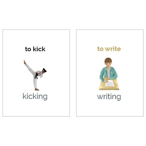 25 Common English Verbs | EFL Classroom Poster – EiA Shop