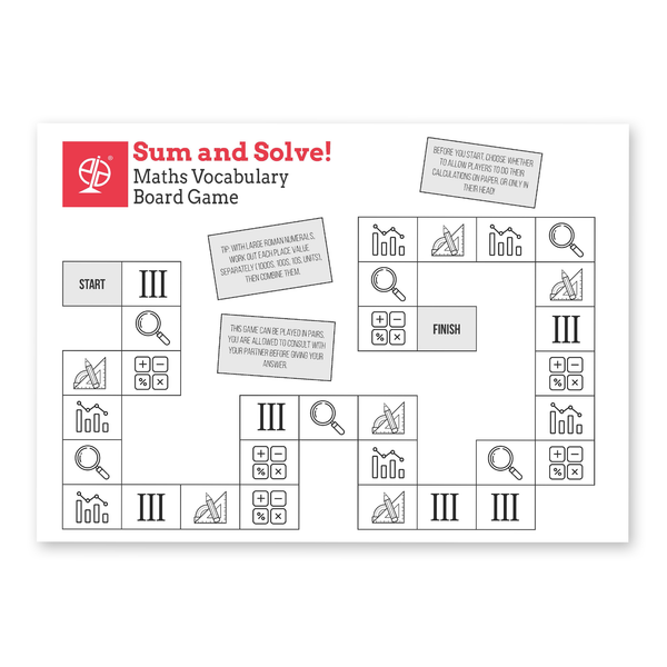 Sum and Solve | EFL Board Game for Exploring Maths in English – EiA Shop